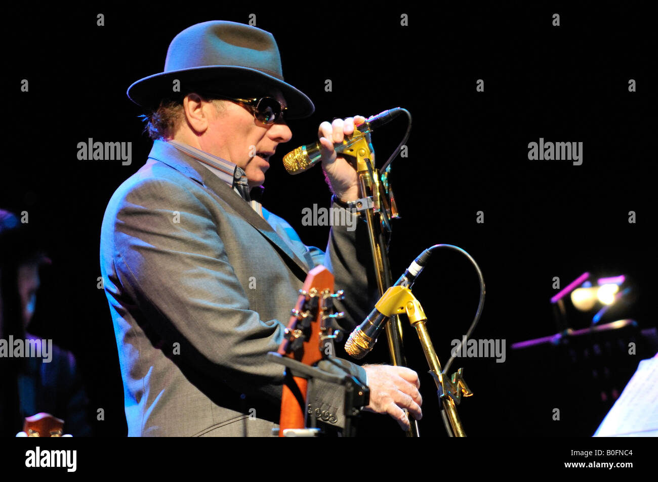 Van Morrison in concert at the Cheltenham Jazz Festival England Stock ...