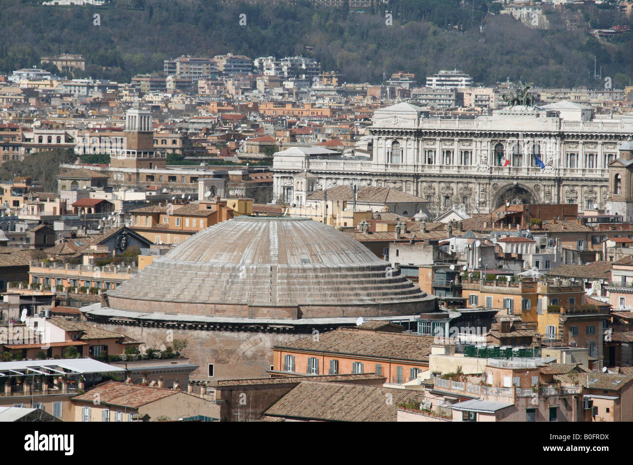 Roman pantheon aerial hi-res stock photography and images - Alamy