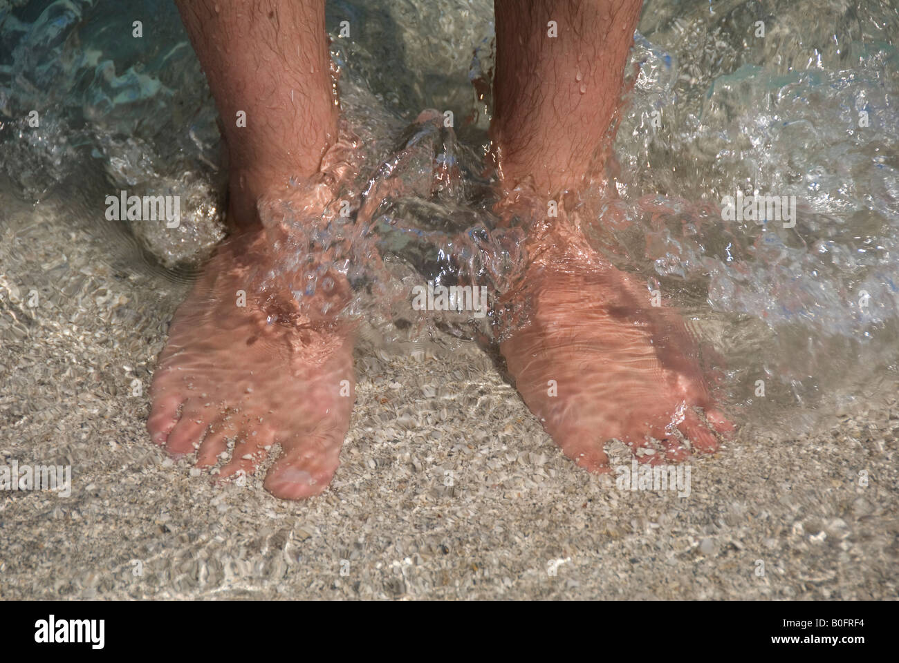 legs in water Stock Photo - Alamy