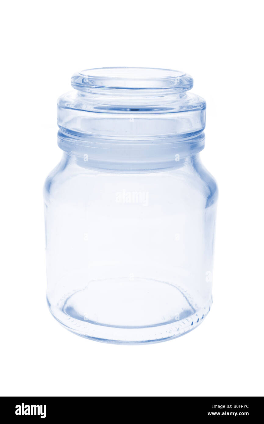 Empty Glass Jar Stock Photo - Alamy