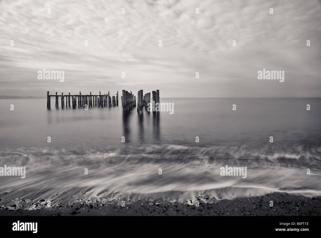 Waves at Point Roberts Stock Photo - Alamy