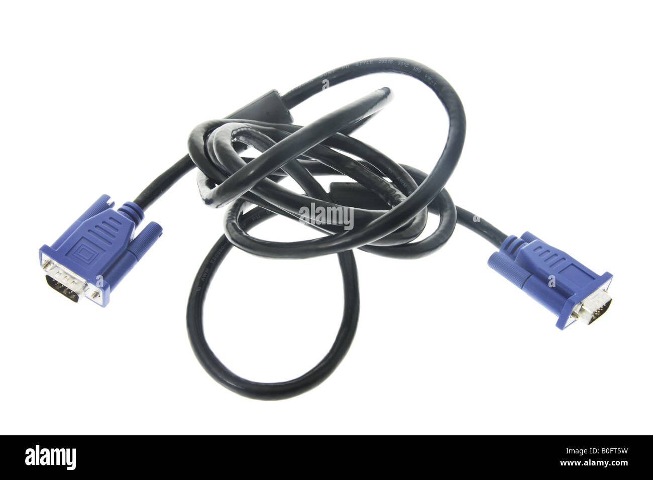 Computer Monitor Cable Stock Photo - Alamy