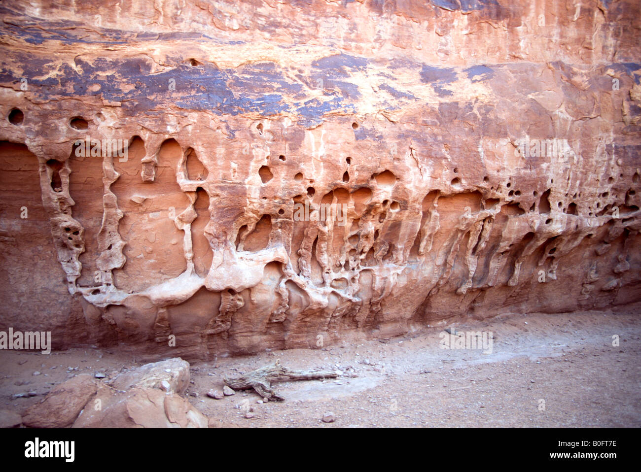 Erosion patterns on sandstone Stock Photo - Alamy