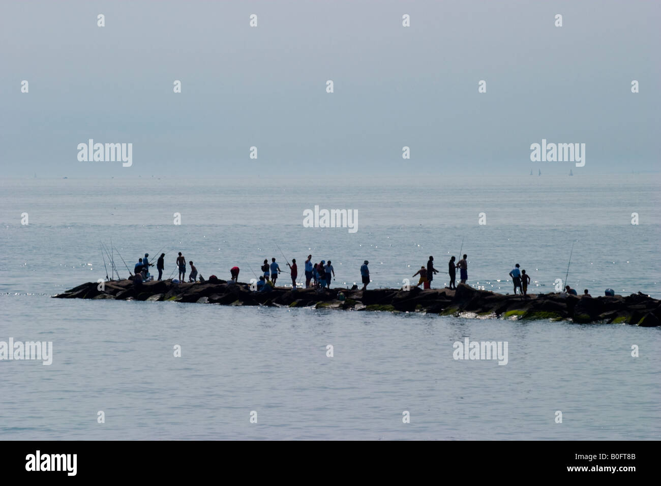 Crowd people fishing from hi-res stock photography and images - Alamy