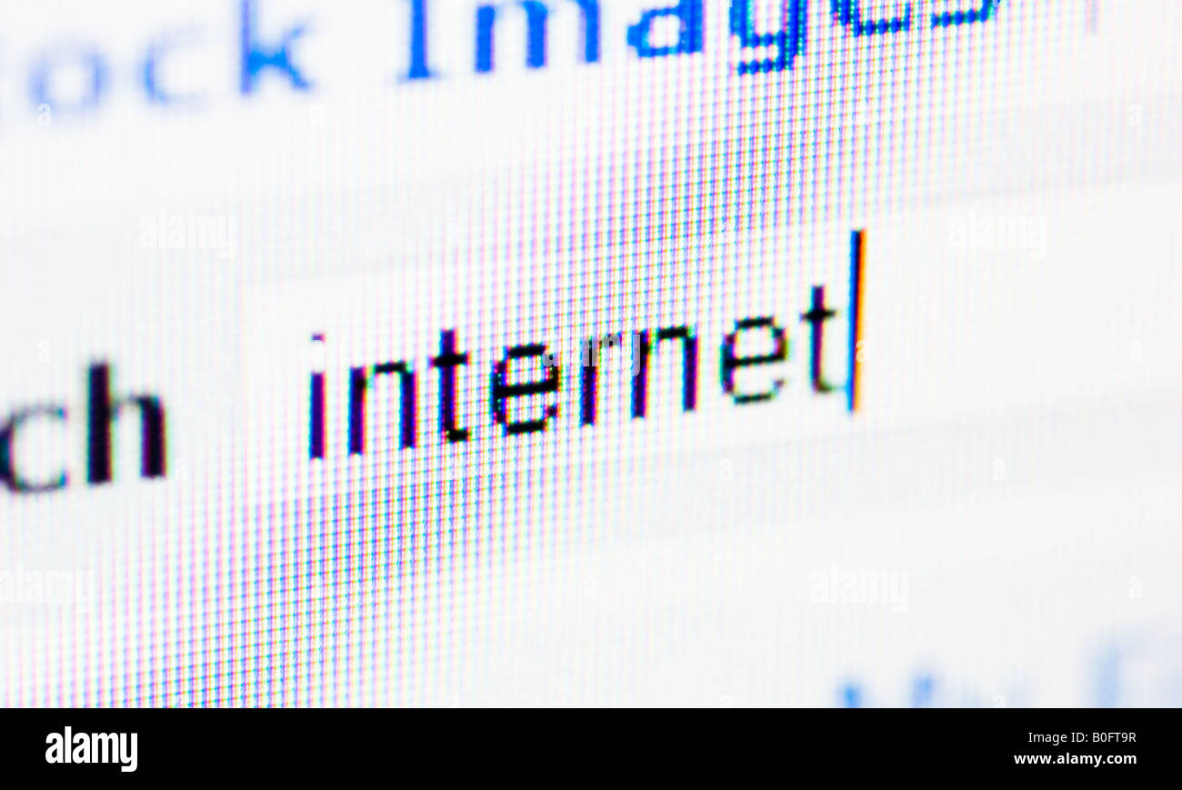 Internet search computer hi-res stock photography and images - Alamy