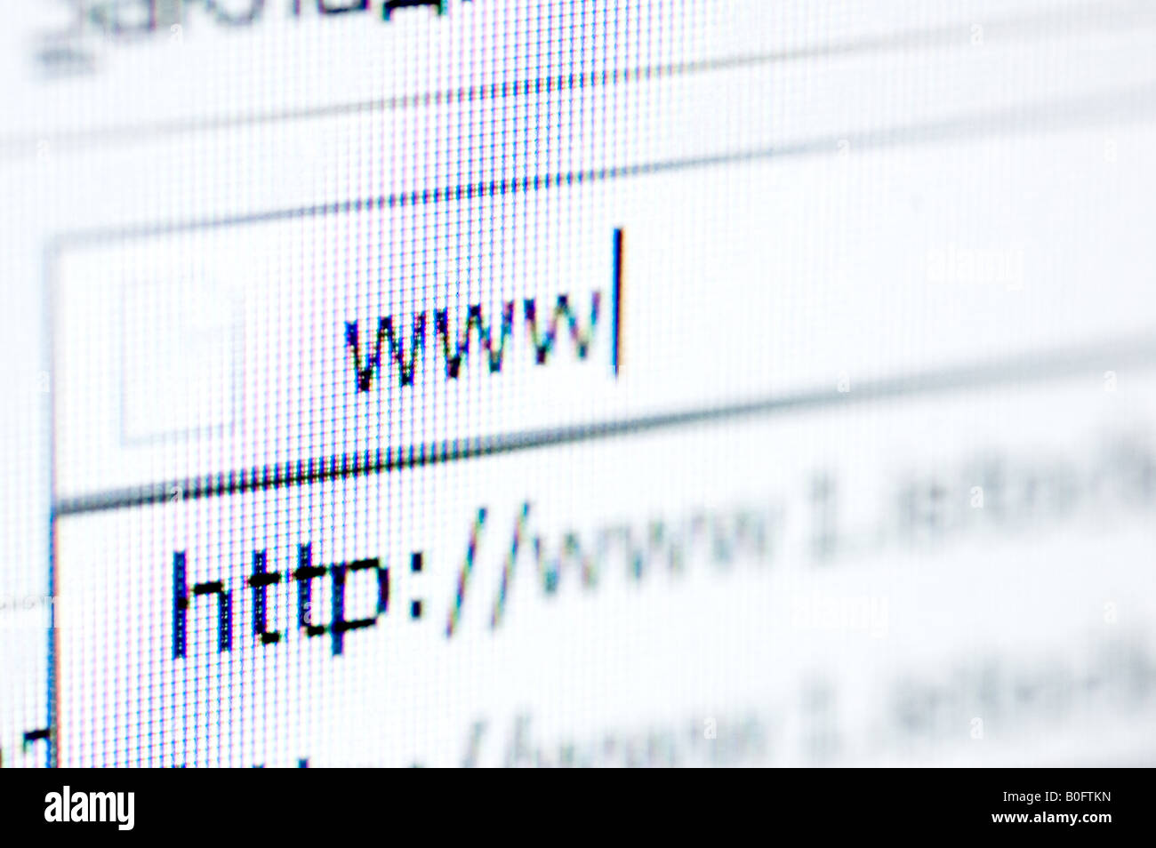 Computer screen macro Stock Photo - Alamy