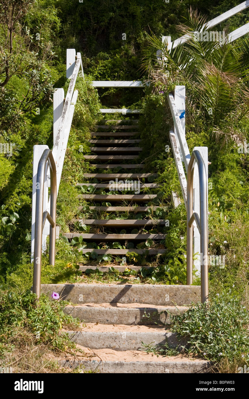 Stairs from the beach hi-res stock photography and images - Alamy