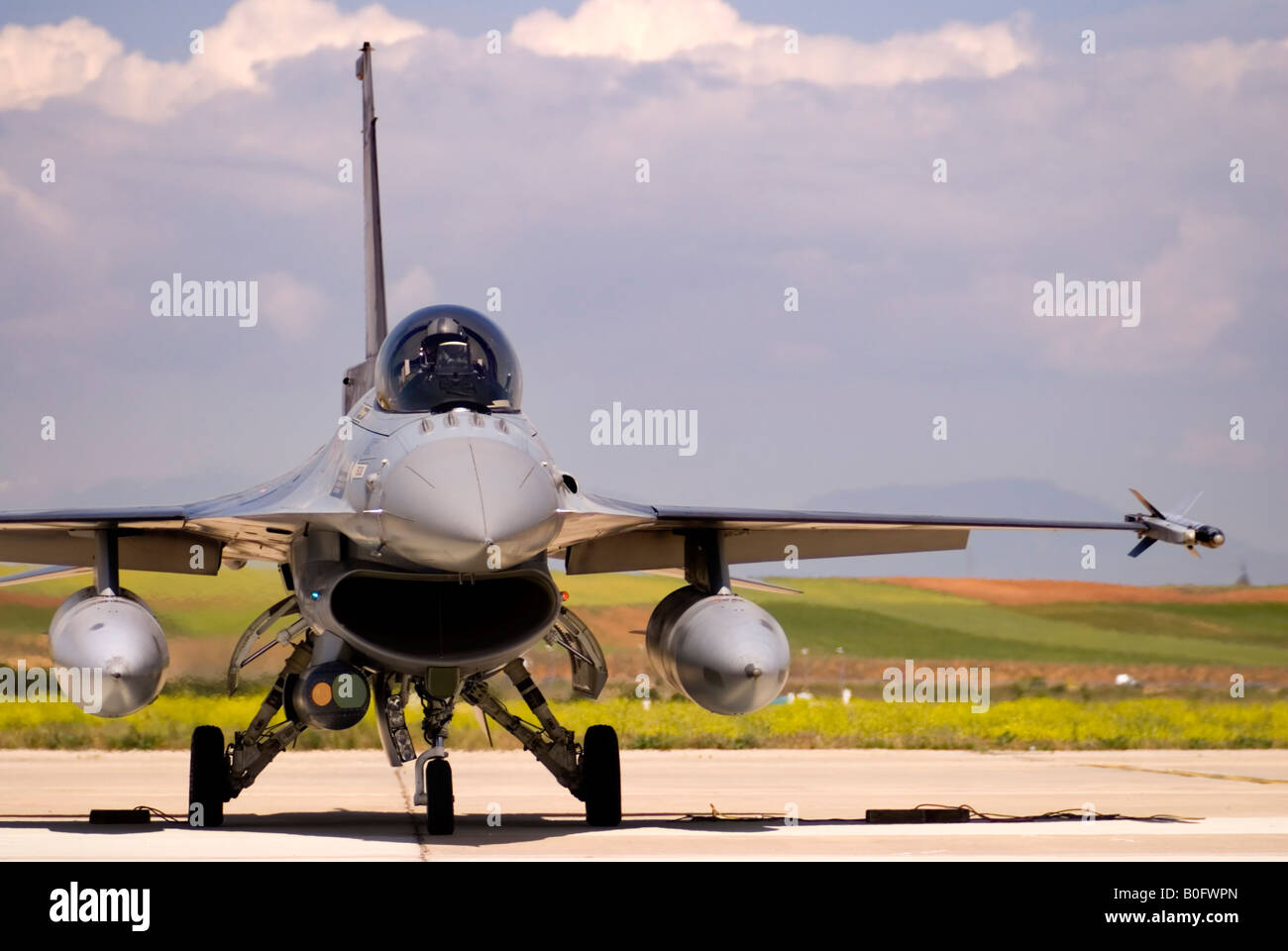 Belgian Air Force F16 Stock Photo - Alamy