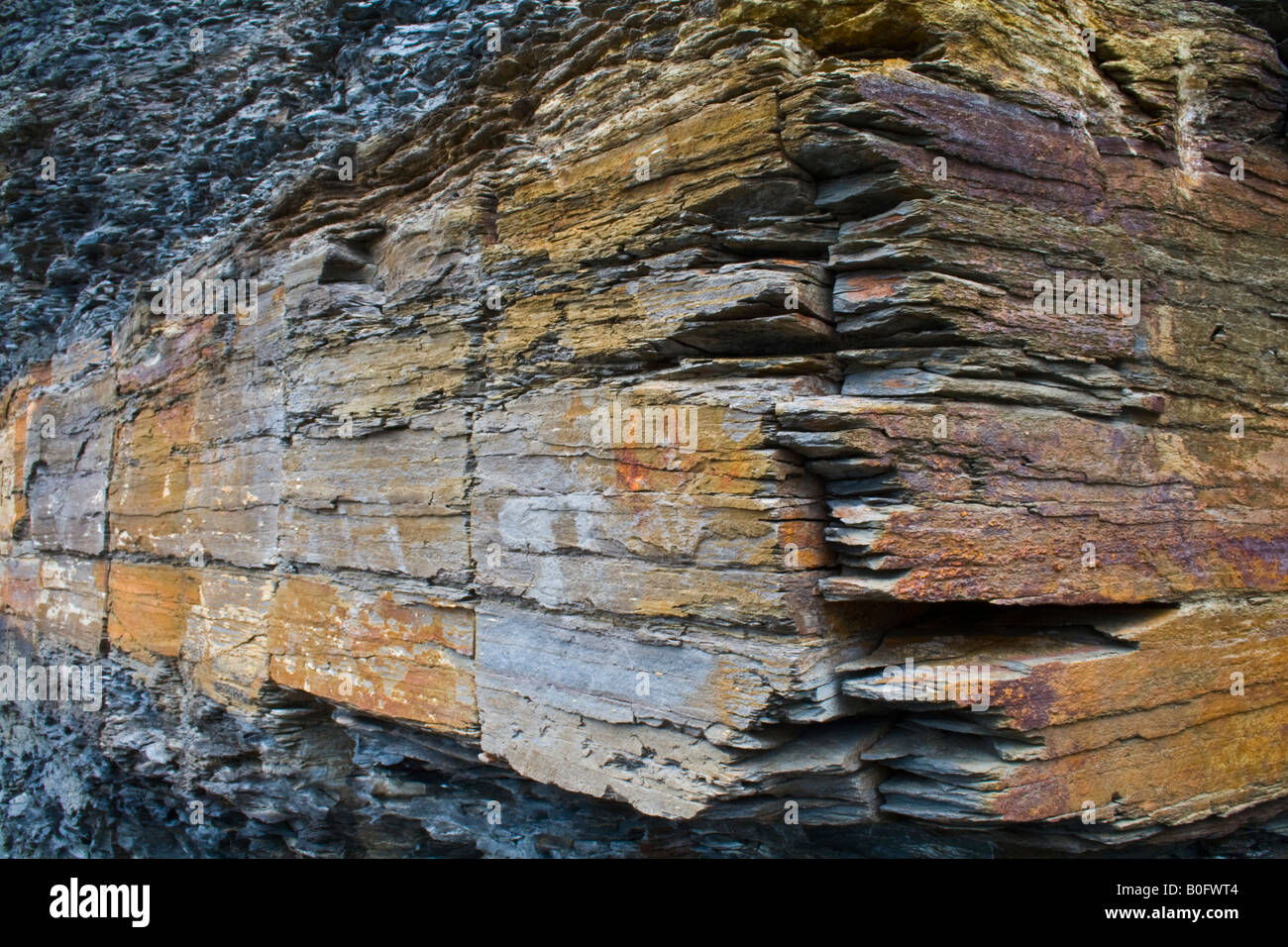 Jurassic Rock Face, Kimmeridge Bay, Dorset Stock Photo - Alamy