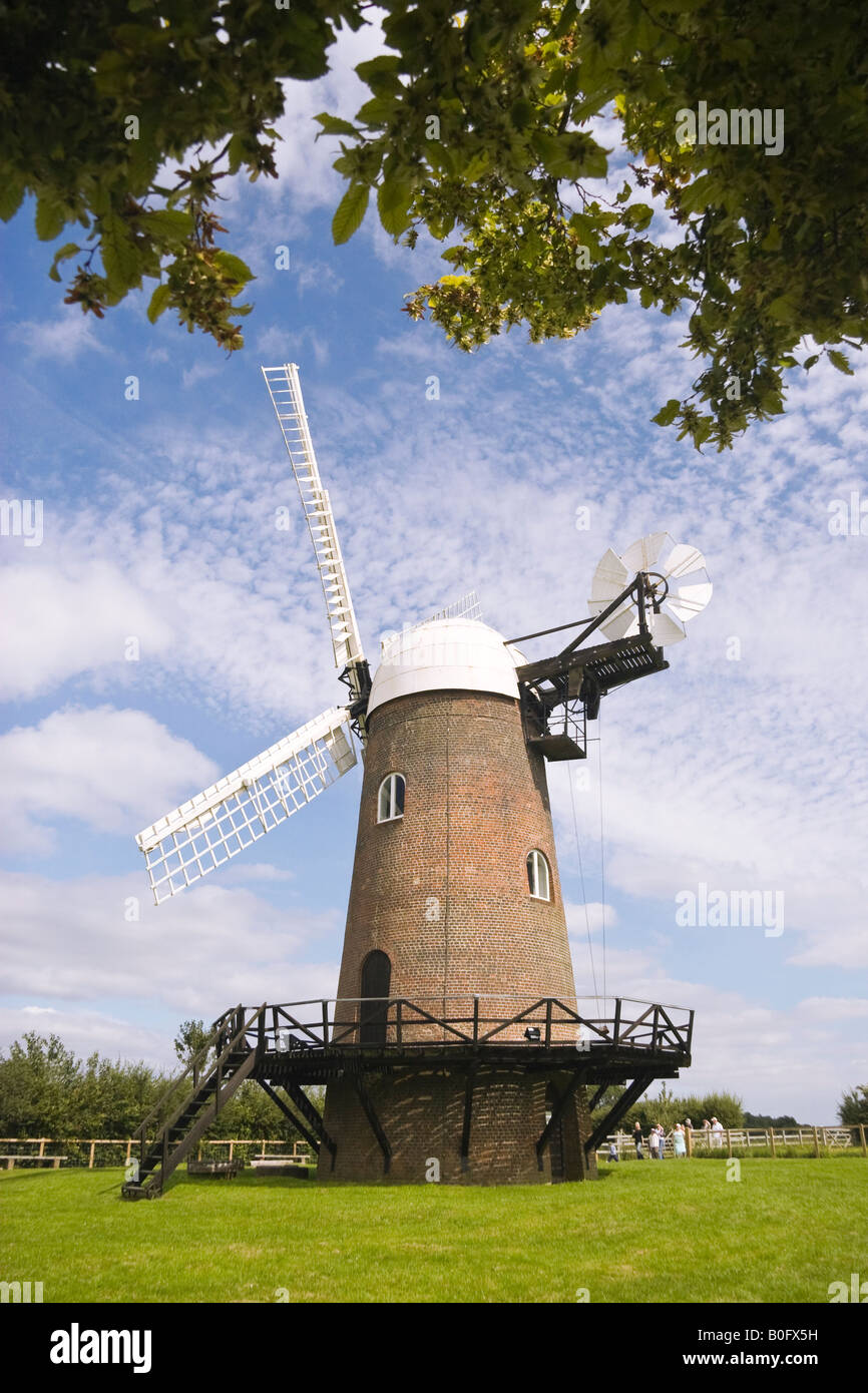 Windmill seen on Summer's Day Stock Photo - Alamy