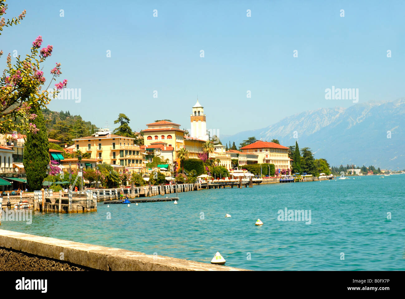 Gardone Riviera on Lake Garda Stock Photo - Alamy