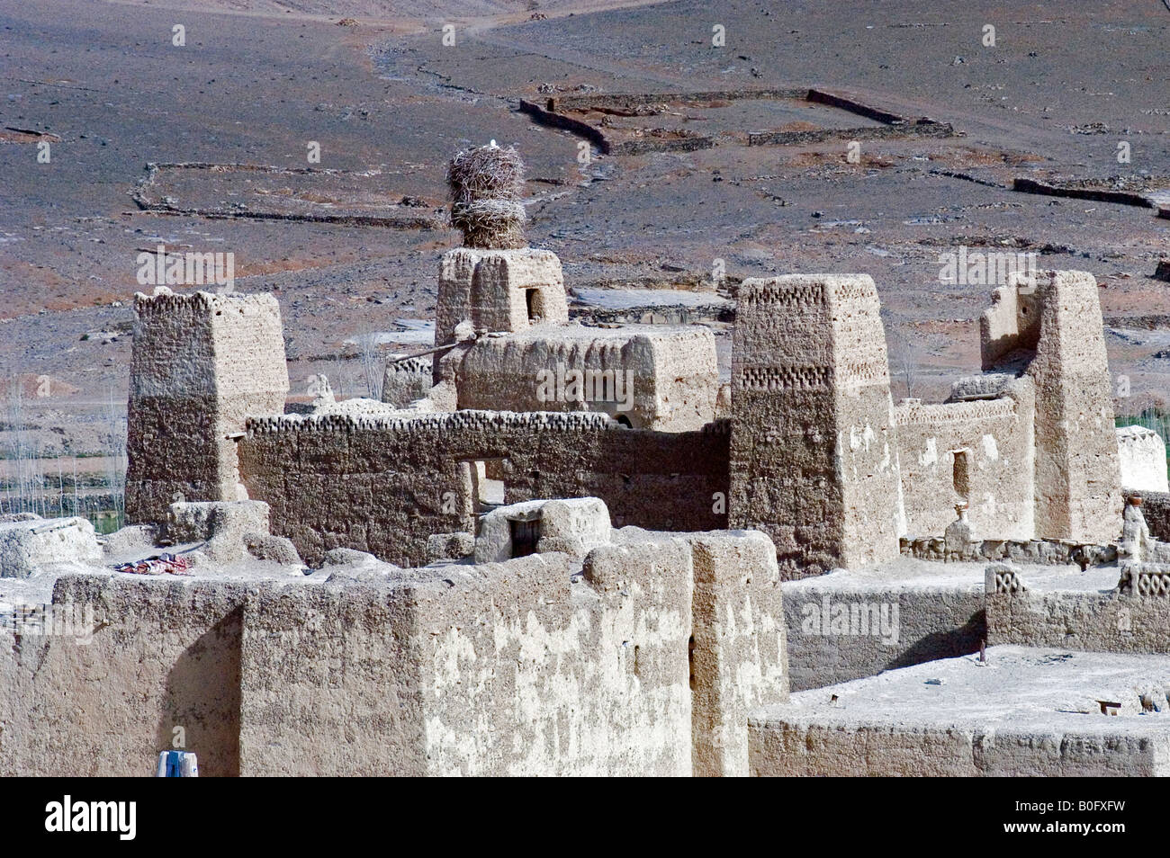 The Berber village of Agoudal hight Atlas Stock Photo - Alamy