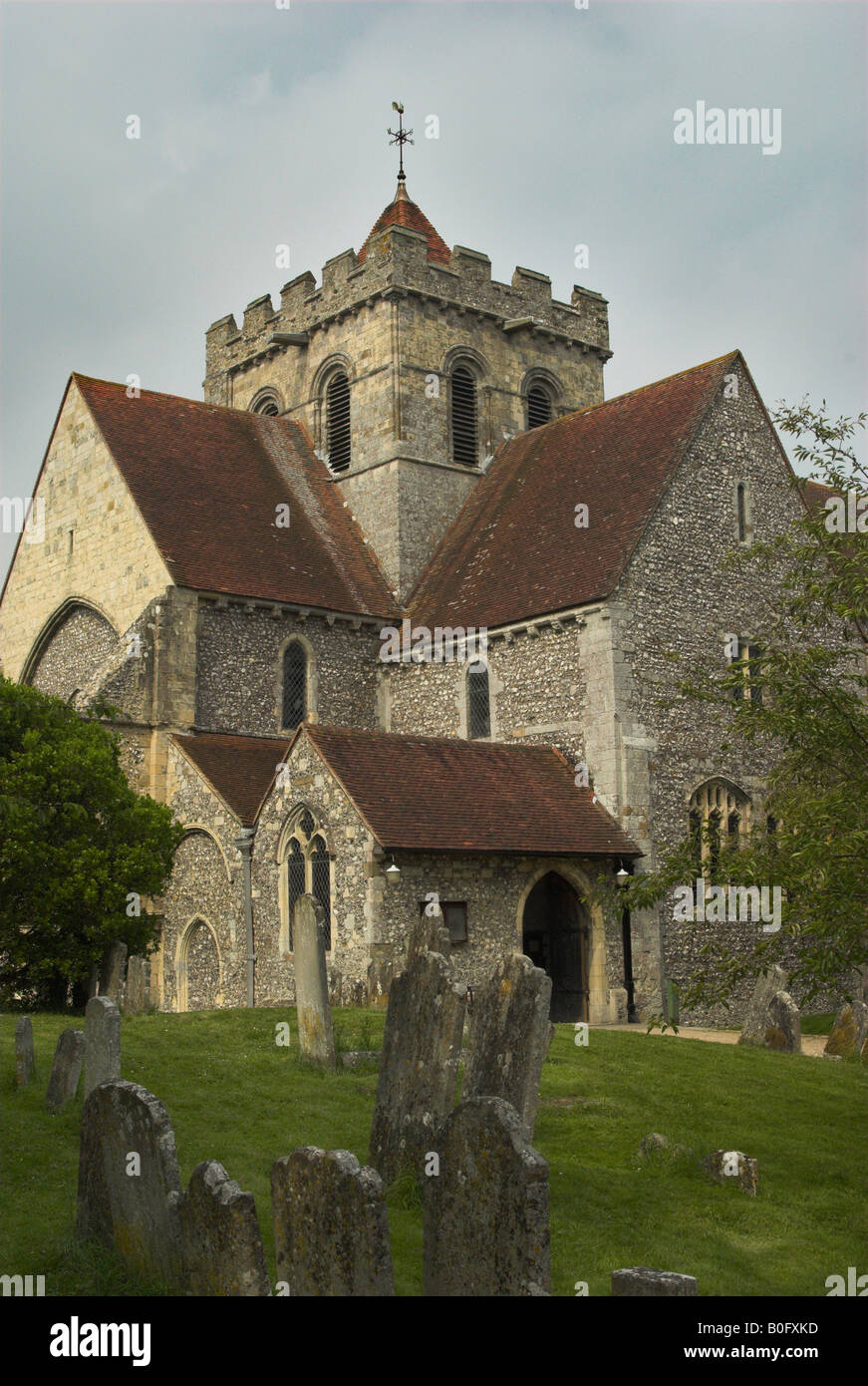 The priory church of saint mary and saint blaise hi-res stock ...