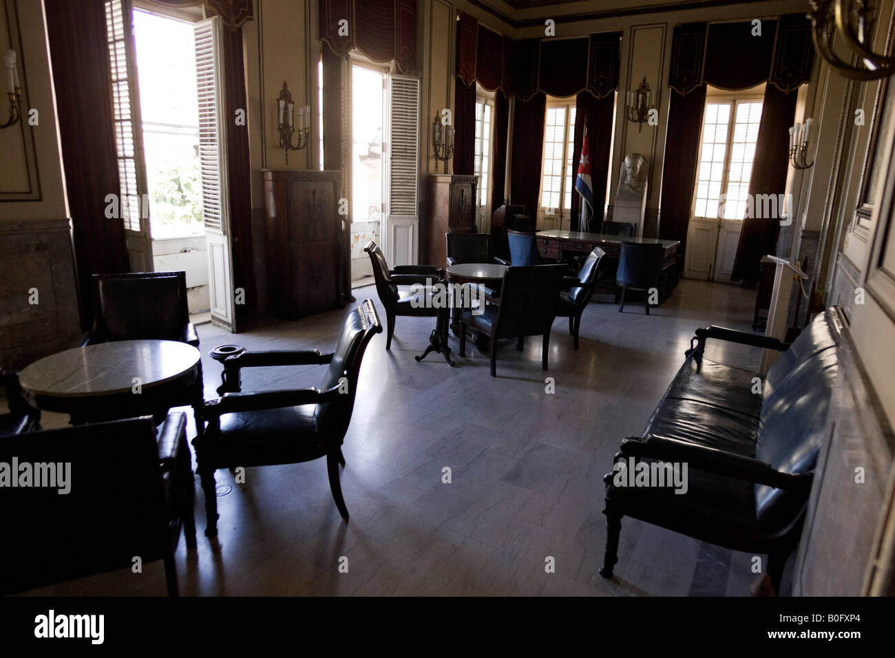 Ancient office of Fulgencio Batista. Interior of Museum of Revolution ...