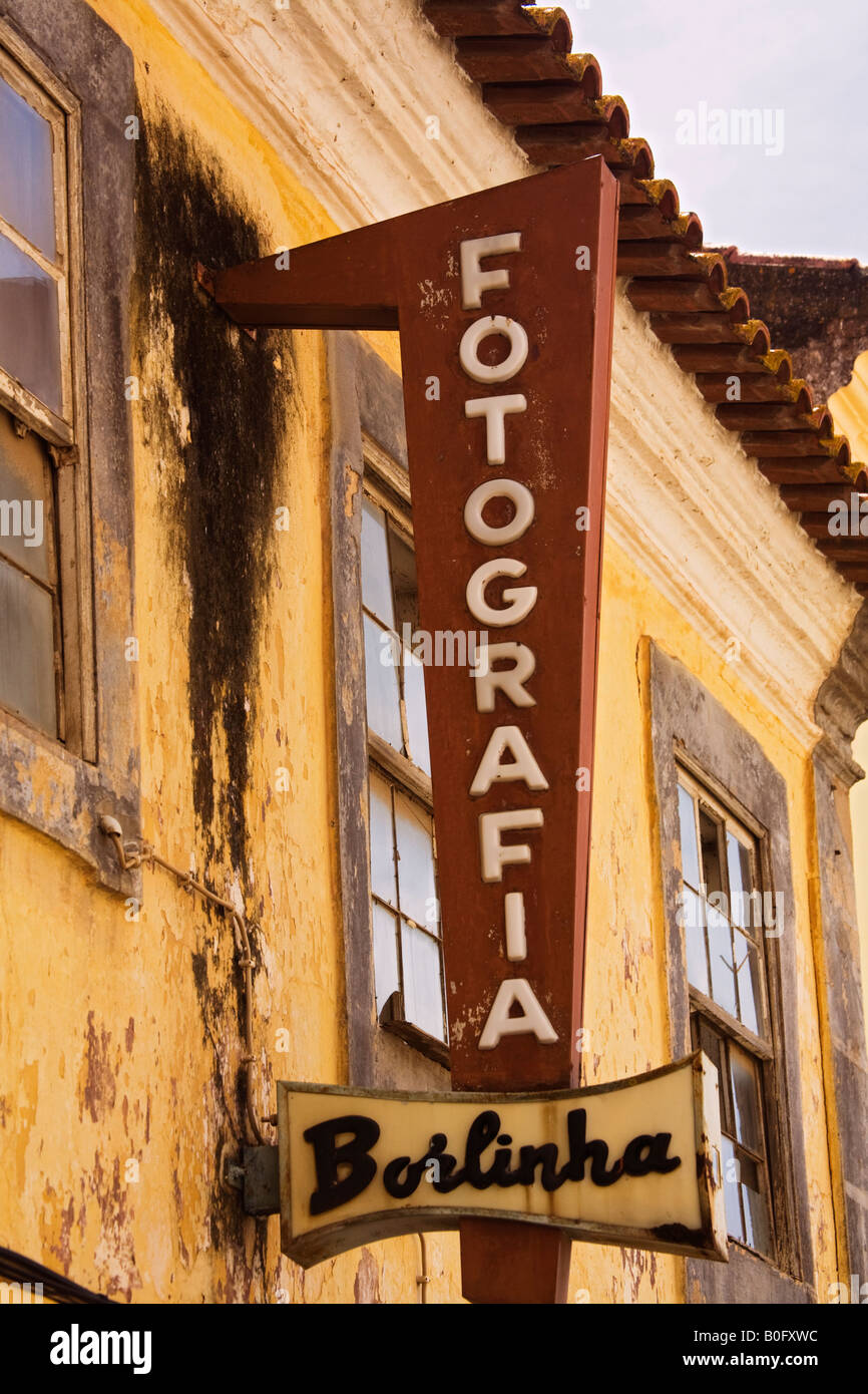 Signboard on wall,Silves,Portugal,Europe Stock Photo - Alamy