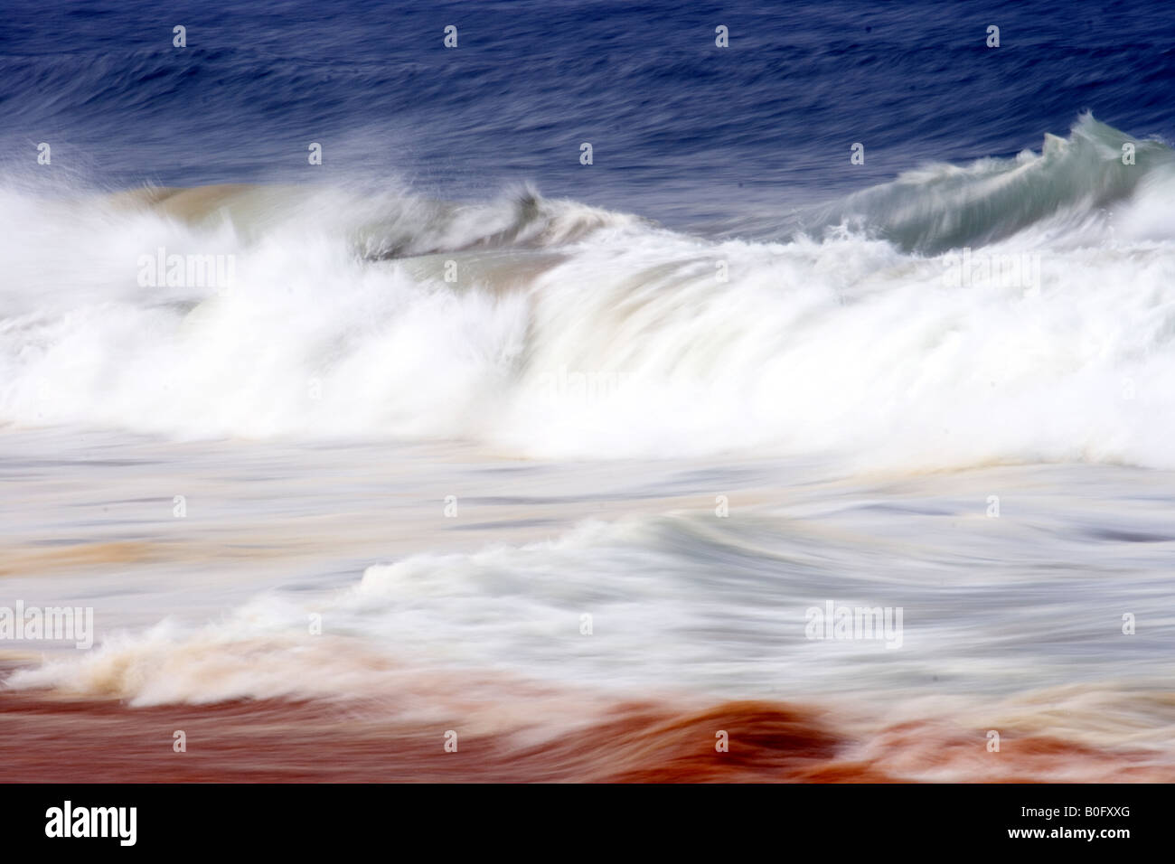 Dreamy waves of the sea at Shangumukham beach , Kerala Stock Photo - Alamy
