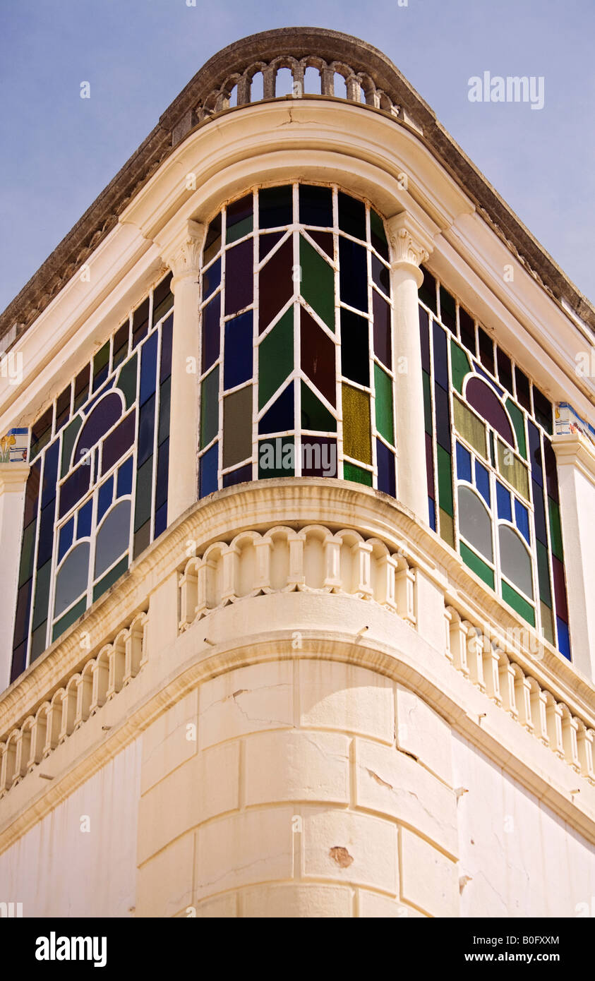 Stained glass windows exterior hi-res stock photography and images - Alamy