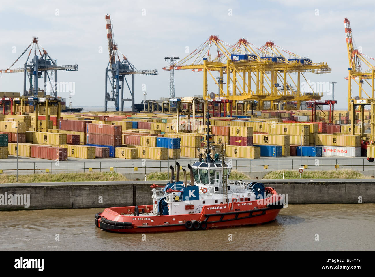 The port of Bremerhaven, Bremen, Germany Stock Photo - Alamy