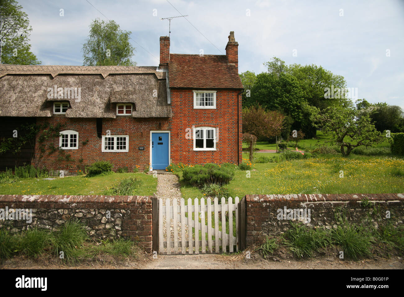Country cottage in the rural hamlet of Hambledon Stock Photo - Alamy