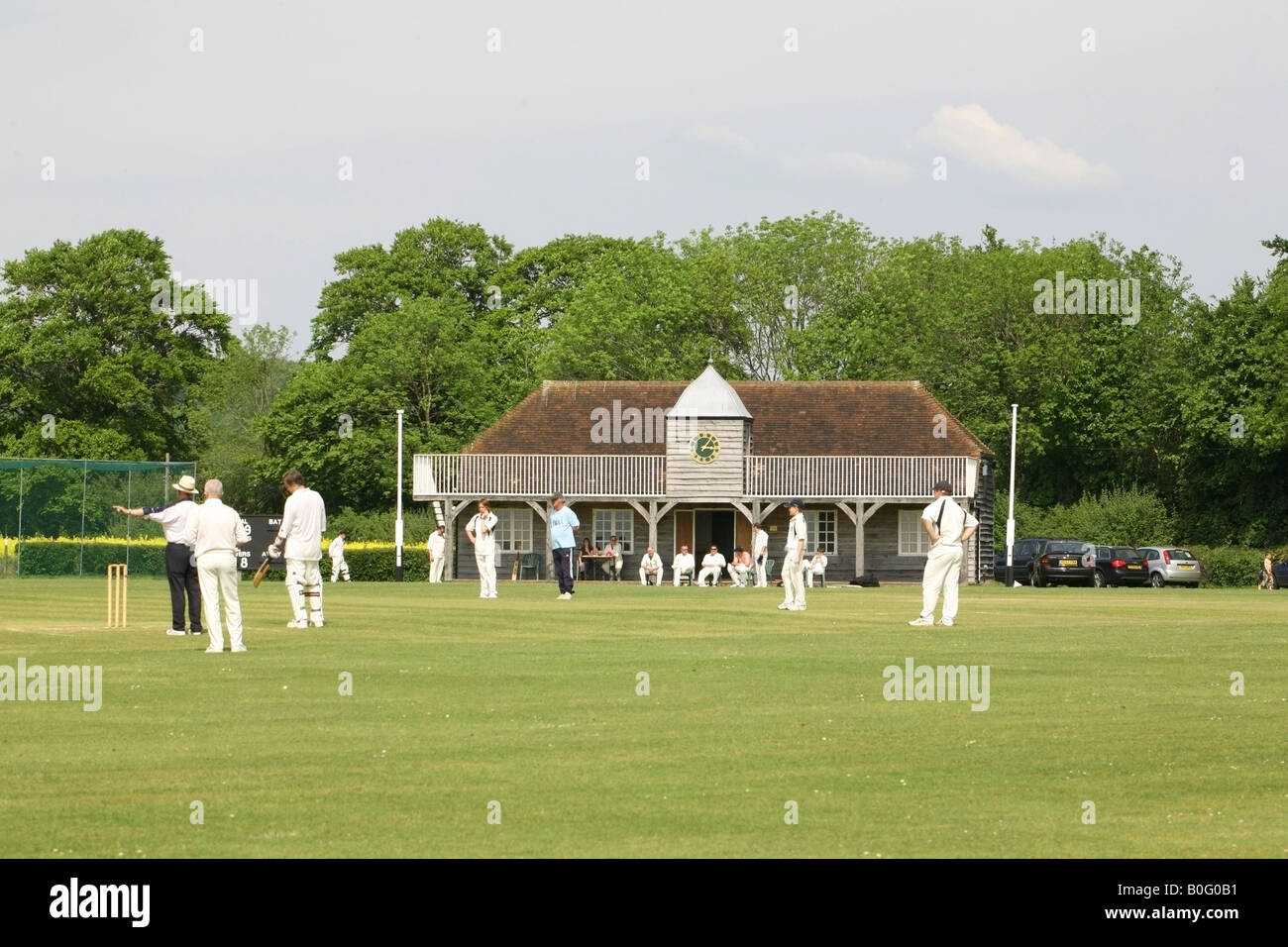 Hambledon cricket club pavilion hi-res stock photography and images - Alamy