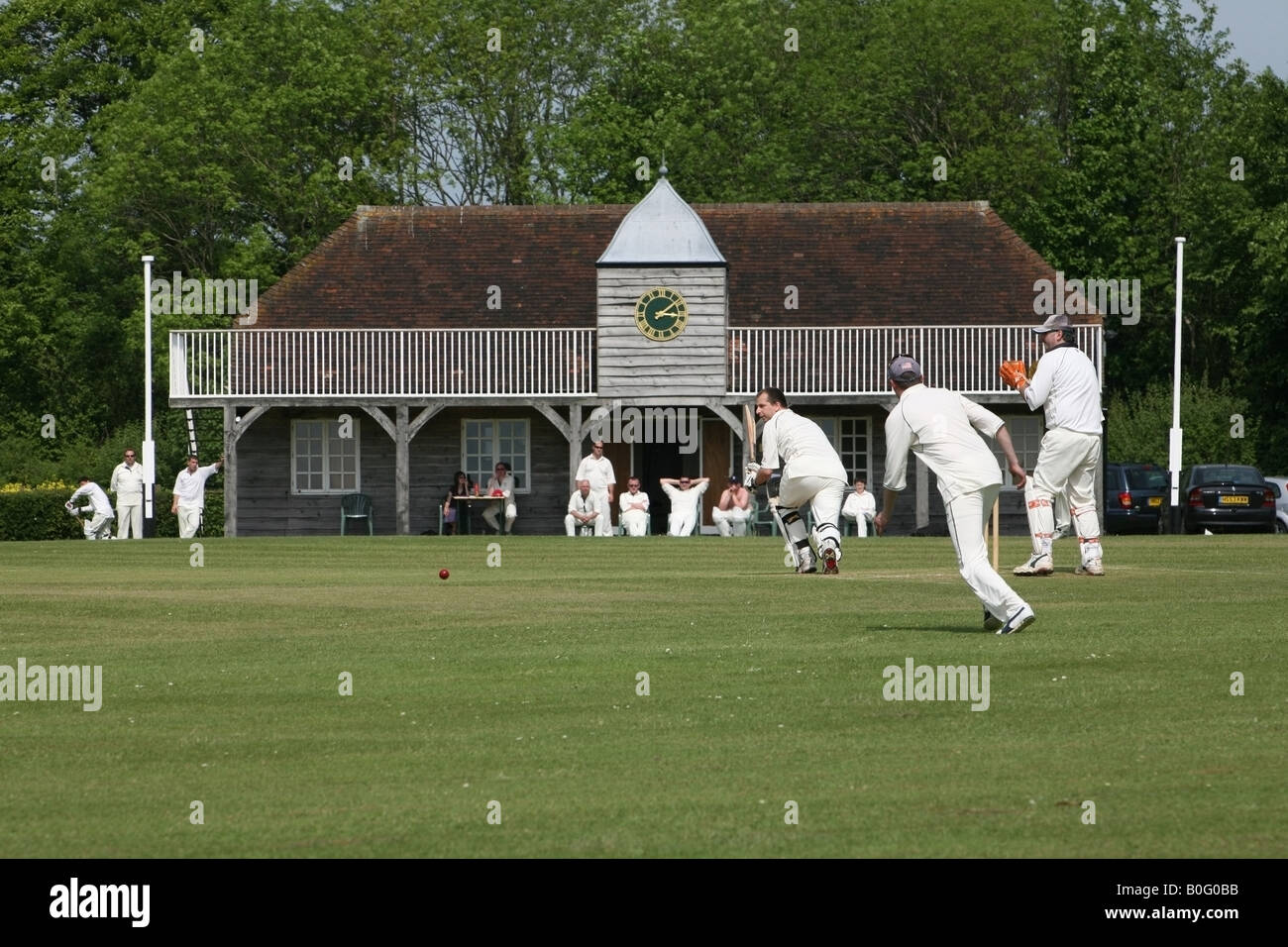 Hambledon cricket club pavilion hi-res stock photography and images - Alamy