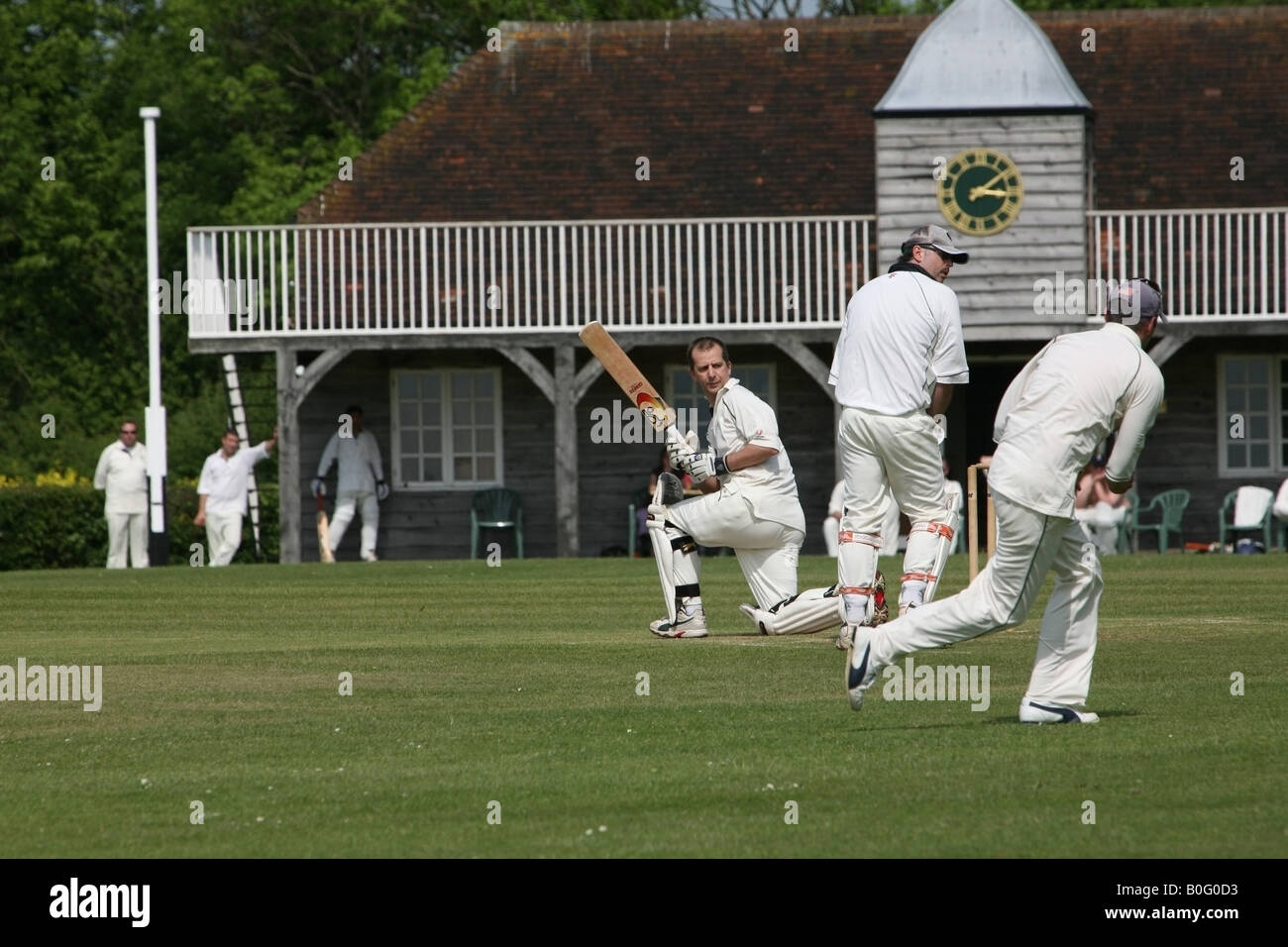Hambledon cricket club pavilion hi-res stock photography and images - Alamy