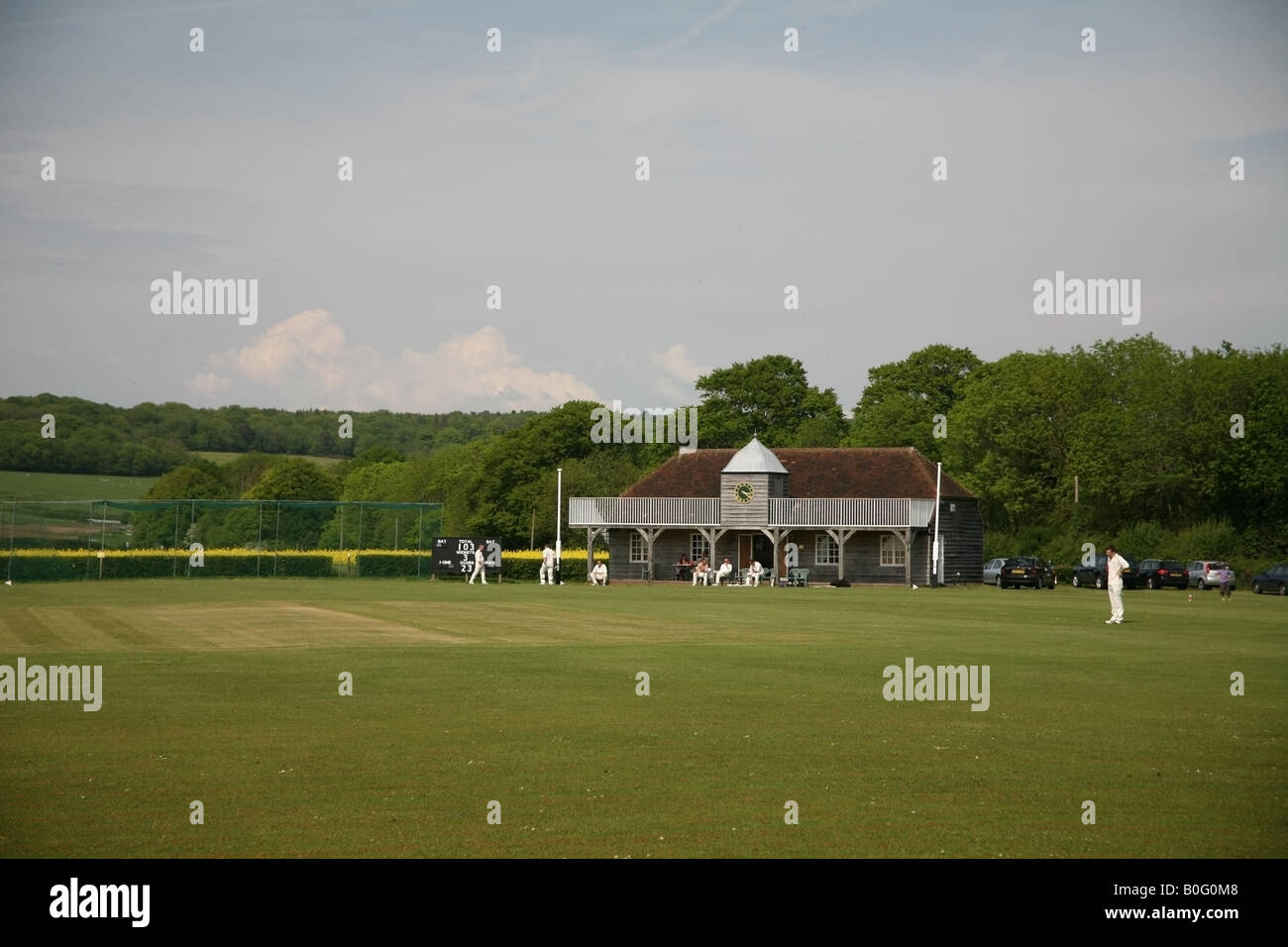 Hambledon cricket club pavilion hi-res stock photography and images - Alamy