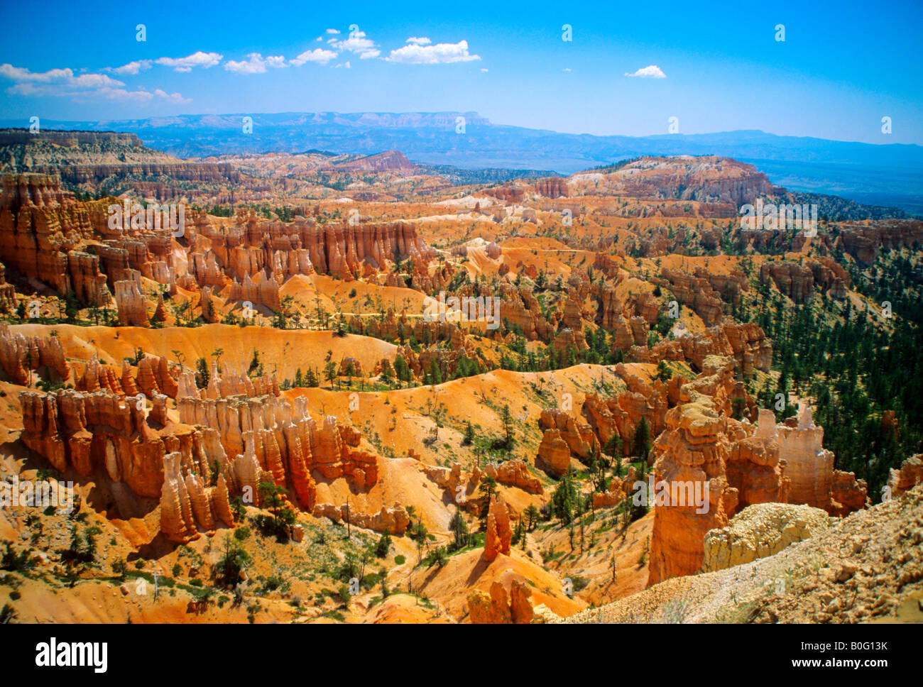 Wide view of Canyon at Bryce Canyon National Park panorama horizontal ...