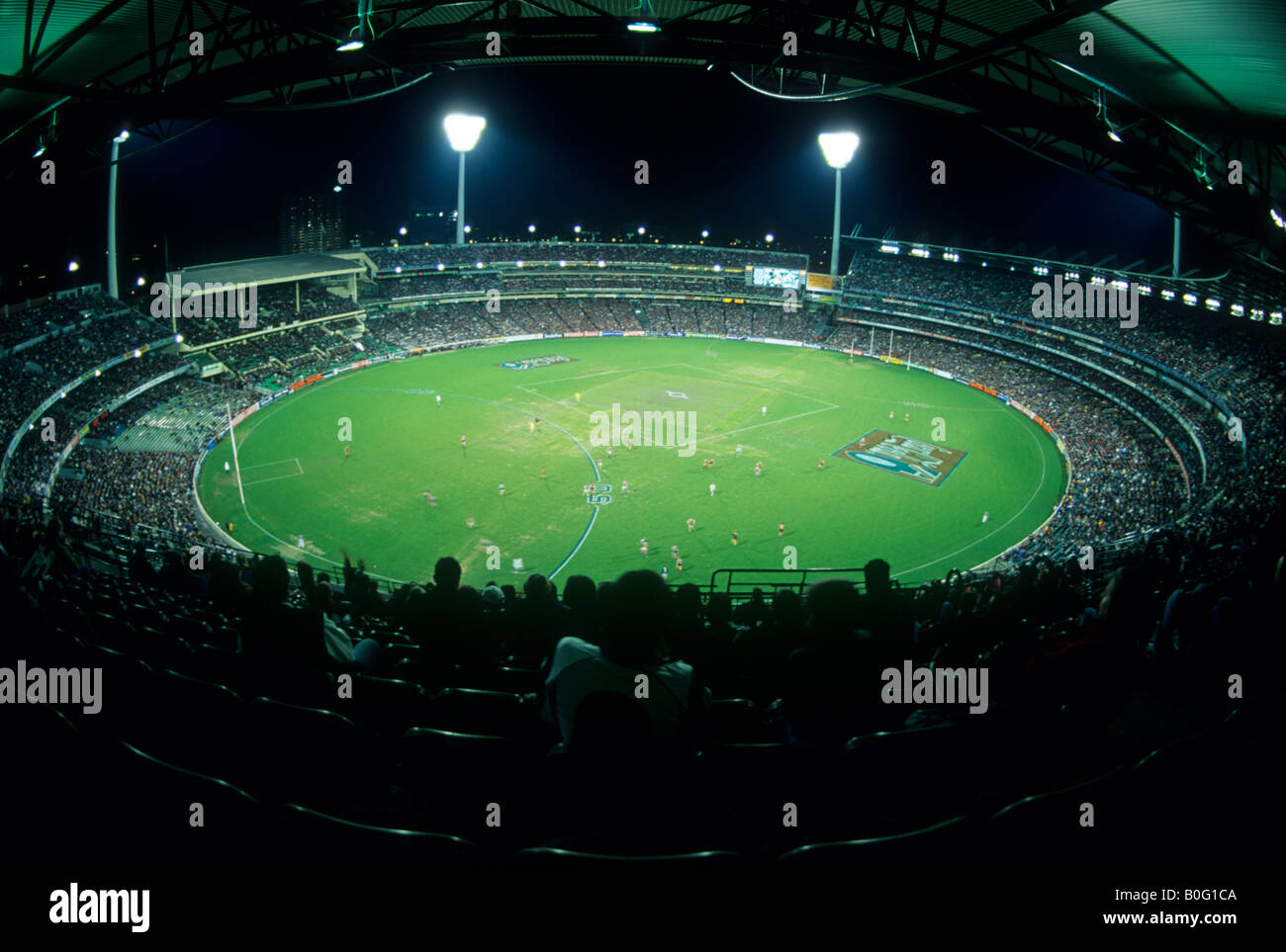 Oz Rules Football at the Melbourne Cricket Ground, Melbourne, Australia ...