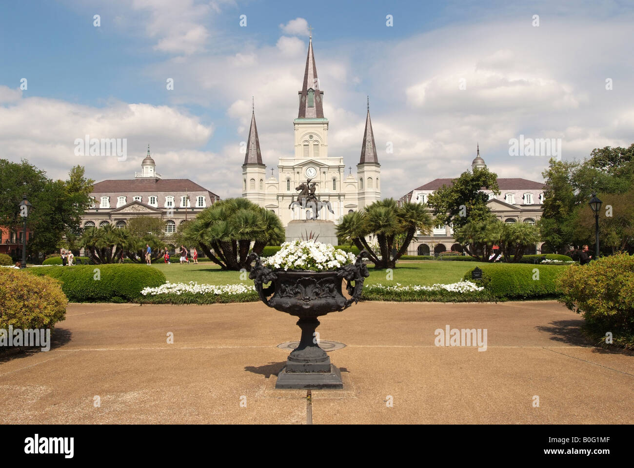 Louisiana New Orleans French Quarter Jackson Square Stock Photo - Alamy