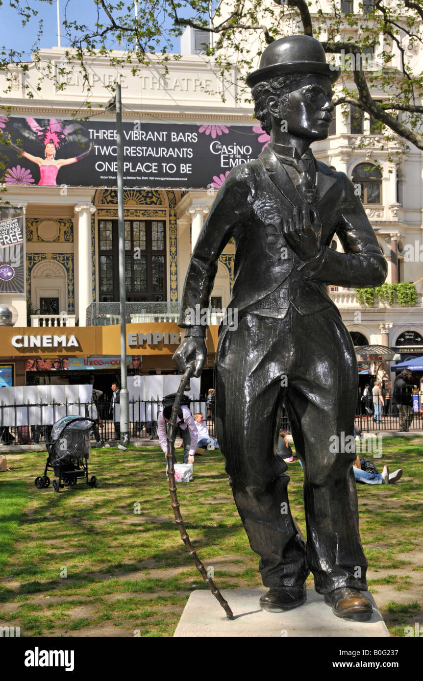 Statue charlie chaplin leicester square hi-res stock photography and ...