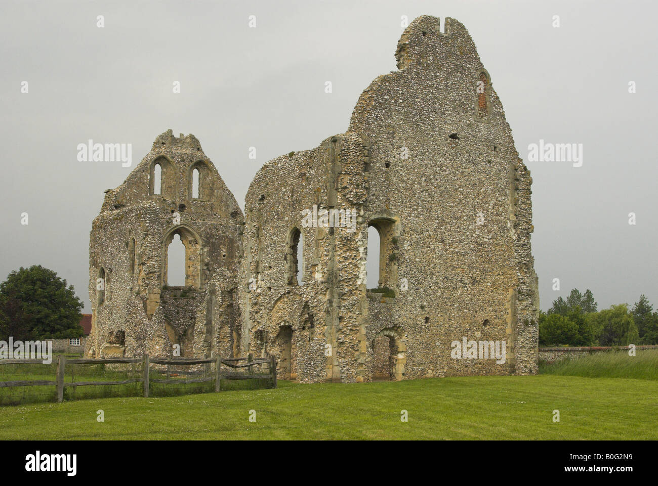 The remains of the guesthouse of Boxgrove Priory near Chichester, West ...