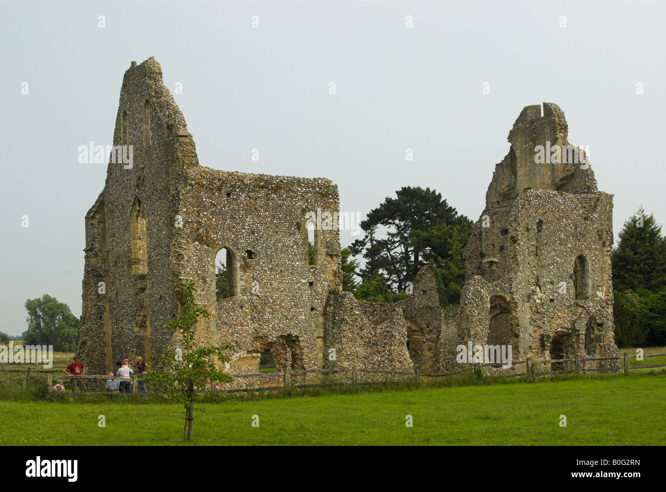The remains of the guesthouse of Boxgrove Priory near Chichester, West ...