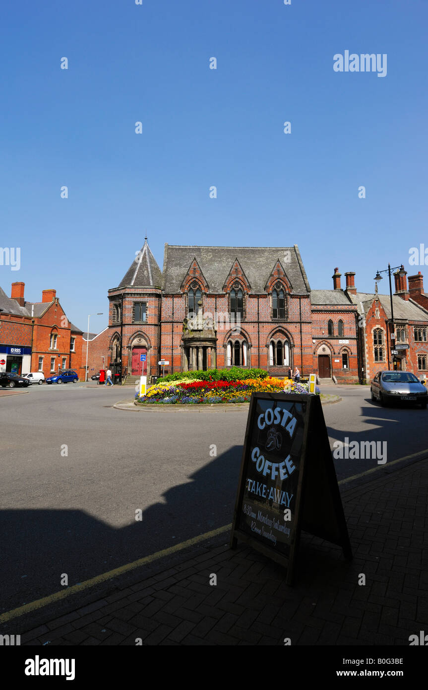 Hightown roundabout in Sandbach Stock Photo - Alamy