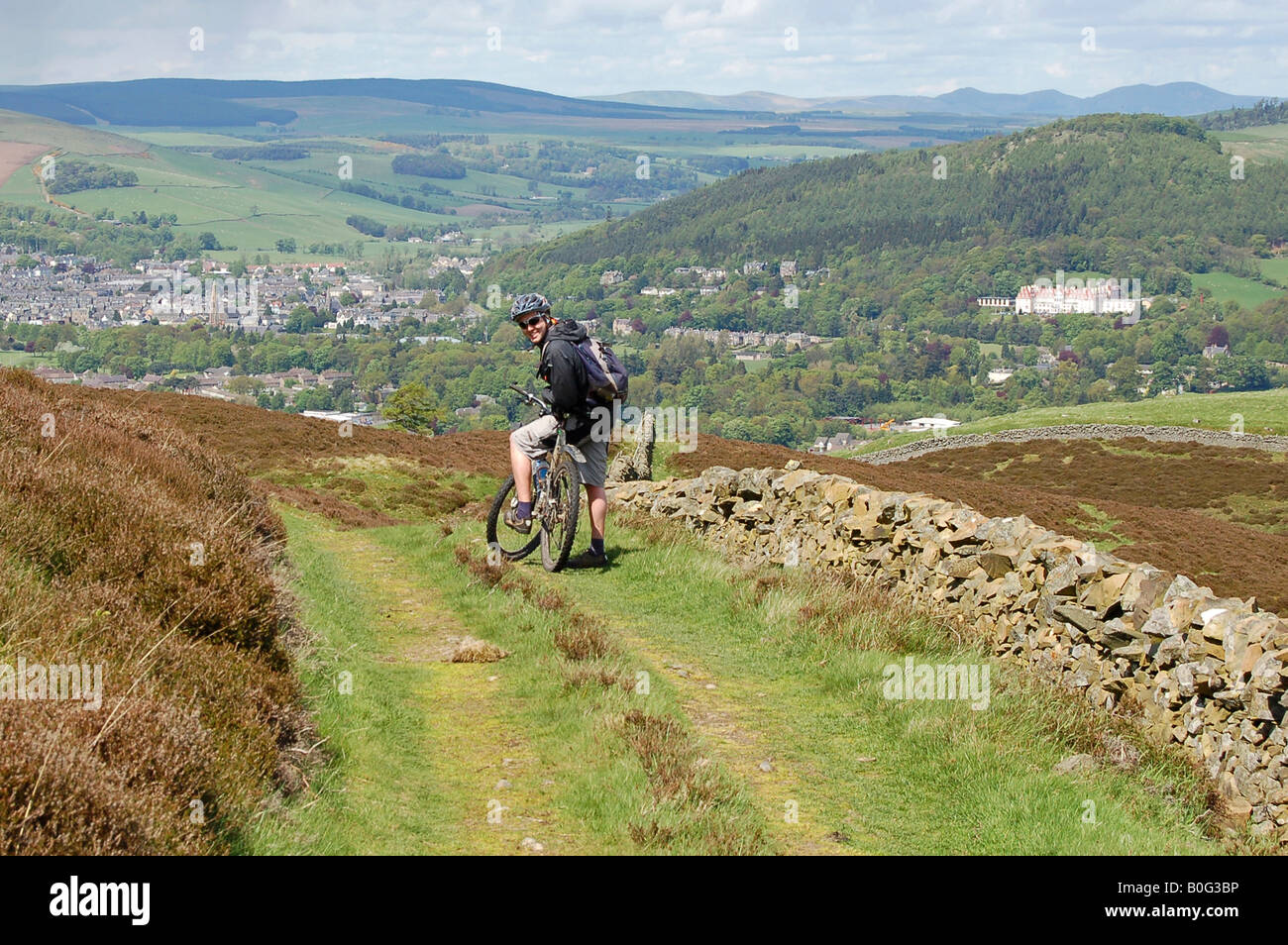 Biking borders hi-res stock photography and images - Alamy