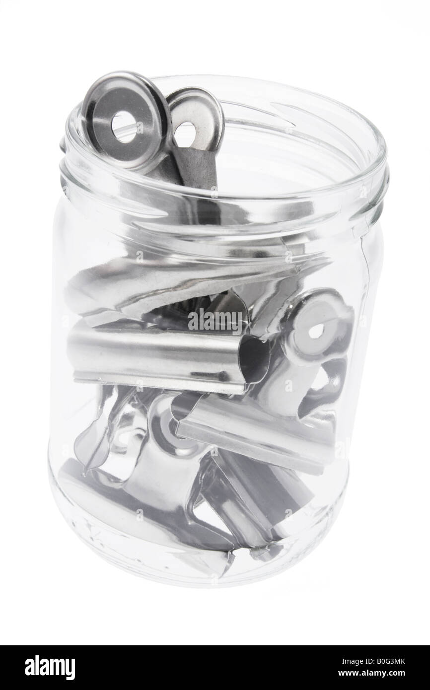 Paper clips glass hi-res stock photography and images - Alamy