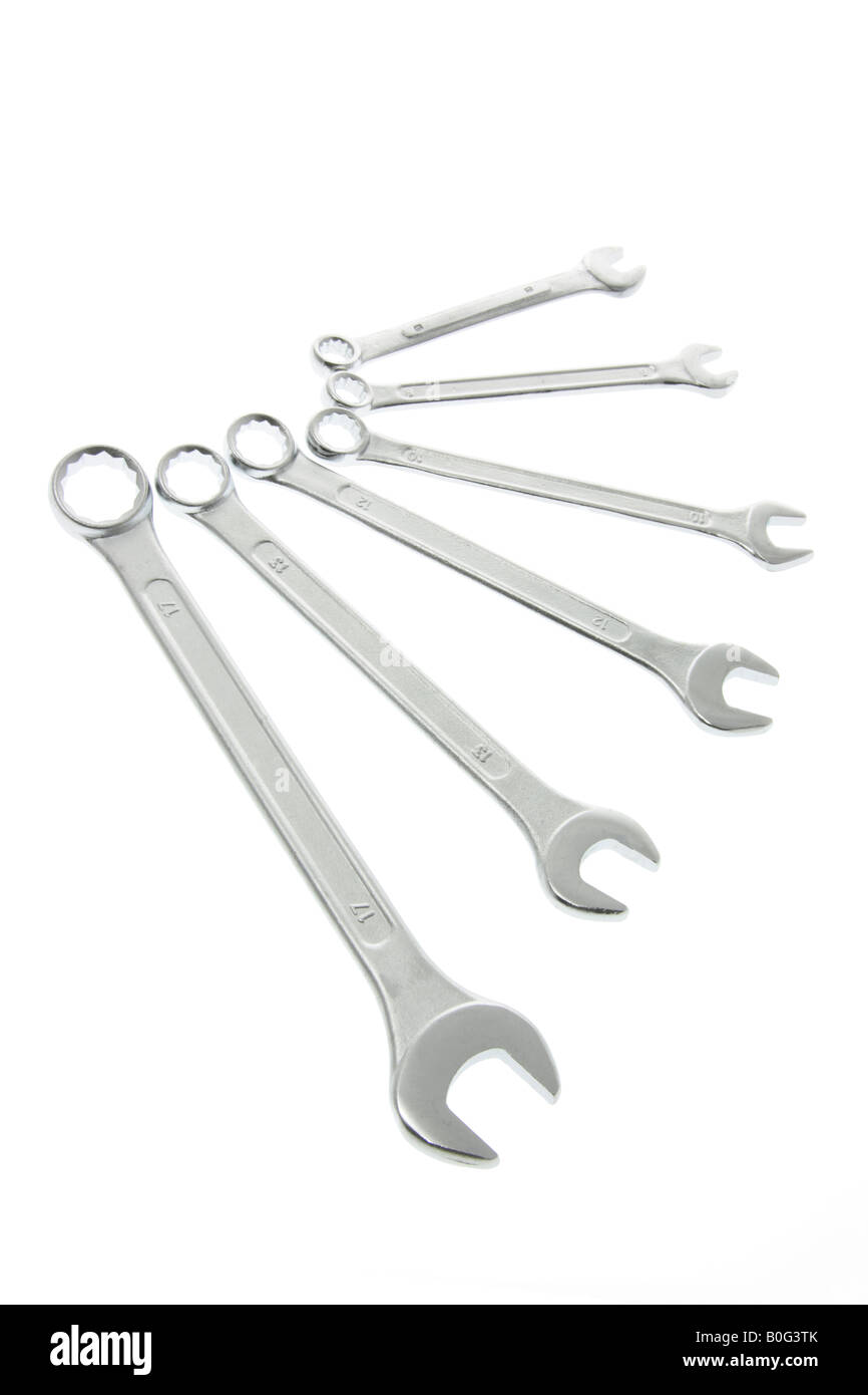 Collection of Spanners Stock Photo - Alamy
