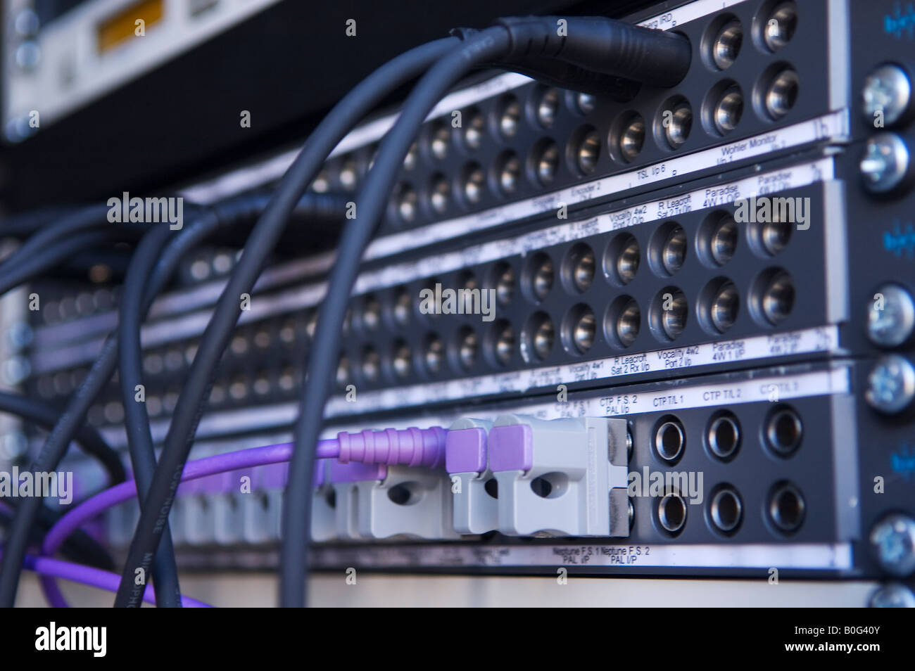 video and audio jackfield Stock Photo - Alamy