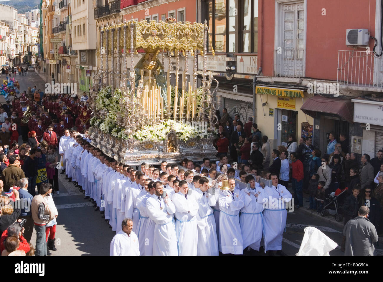 Malaga semana santa holy week easter spain hi-res stock photography and ...