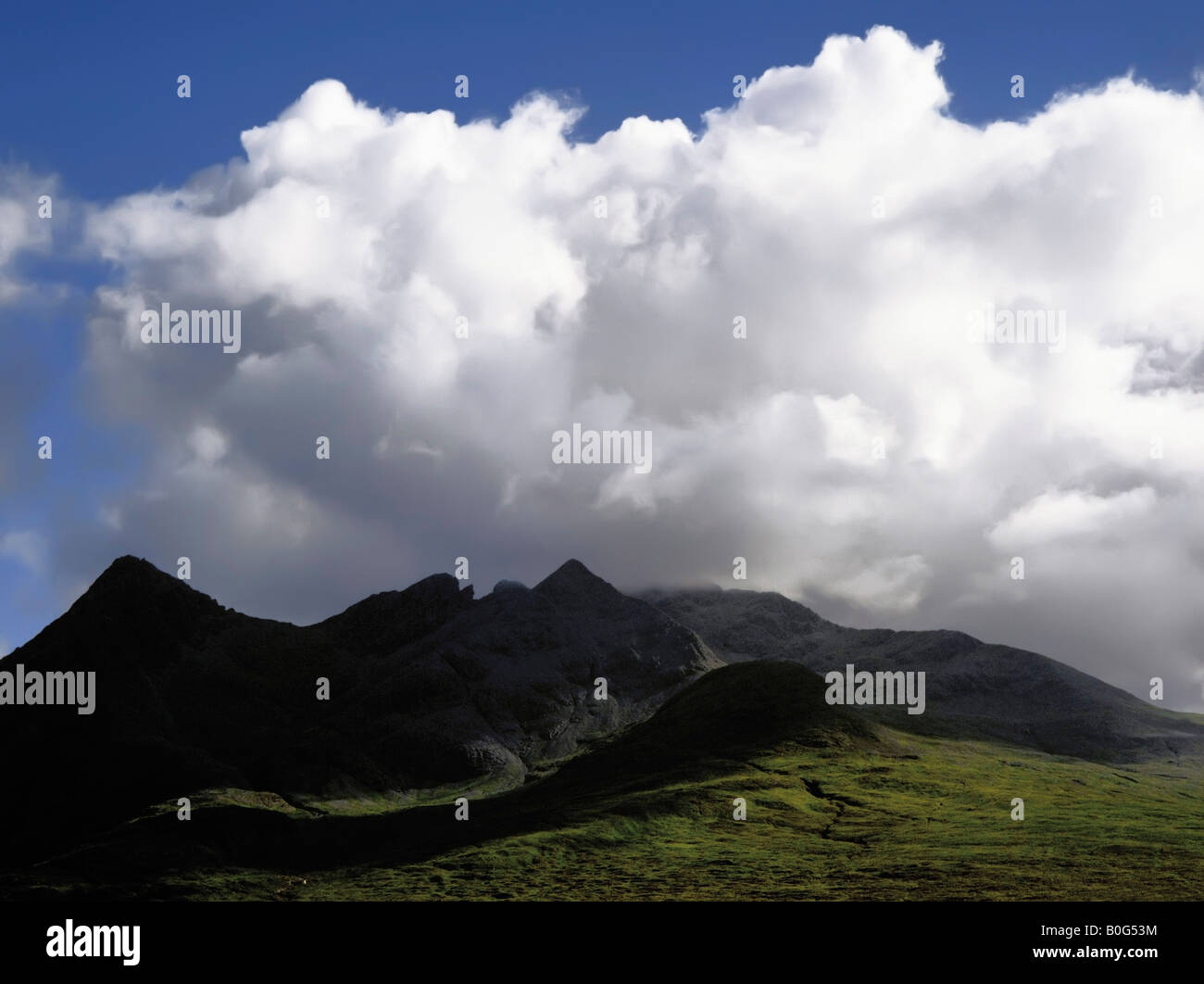 The coolin mountains on the isle of skye scotland Stock Photo - Alamy