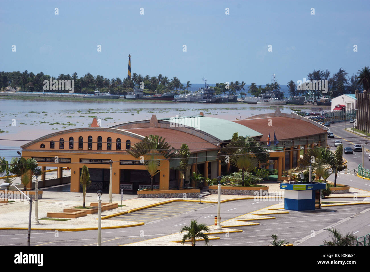 Rio Ozama view from Alcazar de Colon in Santo Domingo Stock Photo - Alamy