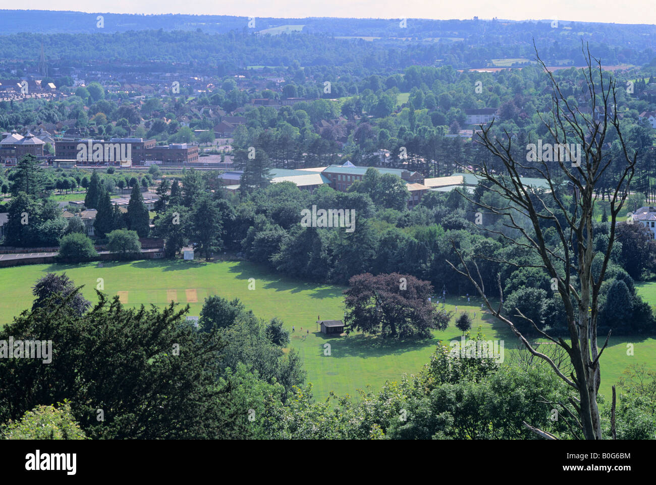 Surrey countryside aerial uk hi-res stock photography and images - Alamy