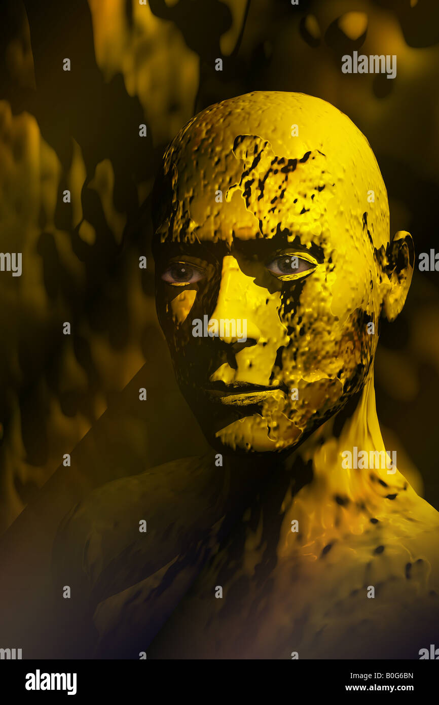 Stone man face hi-res stock photography and images - Alamy