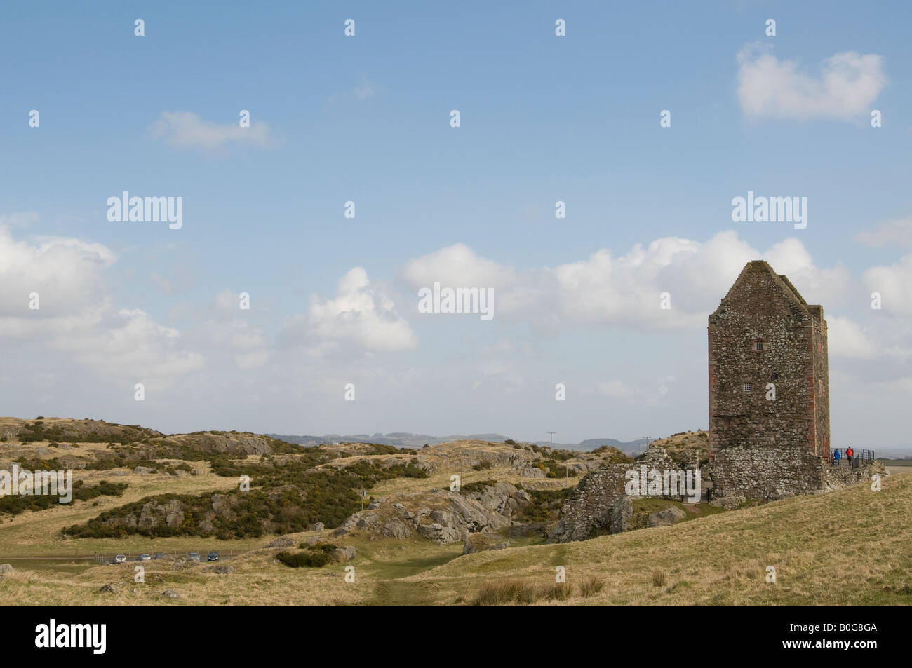 Smailholm Tower from the West Stock Photo - Alamy