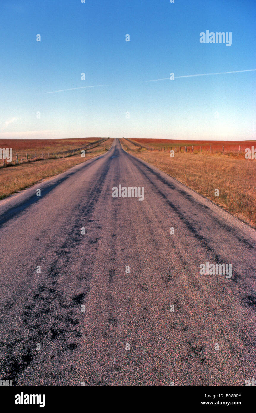 empty backroad, near Ft. Worth, Texas, USA Stock Photo - Alamy