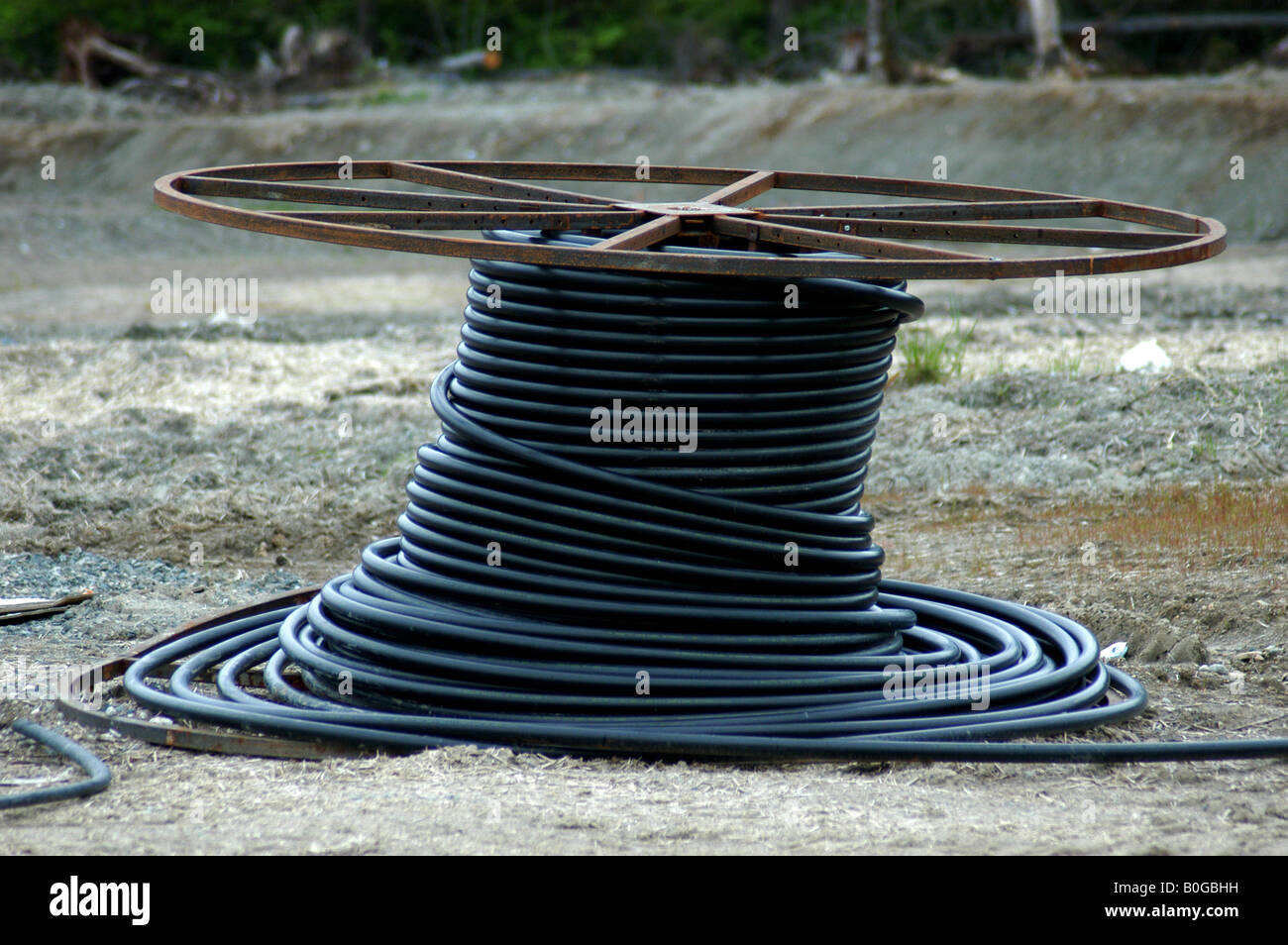 Roll of wire Stock Photo - Alamy
