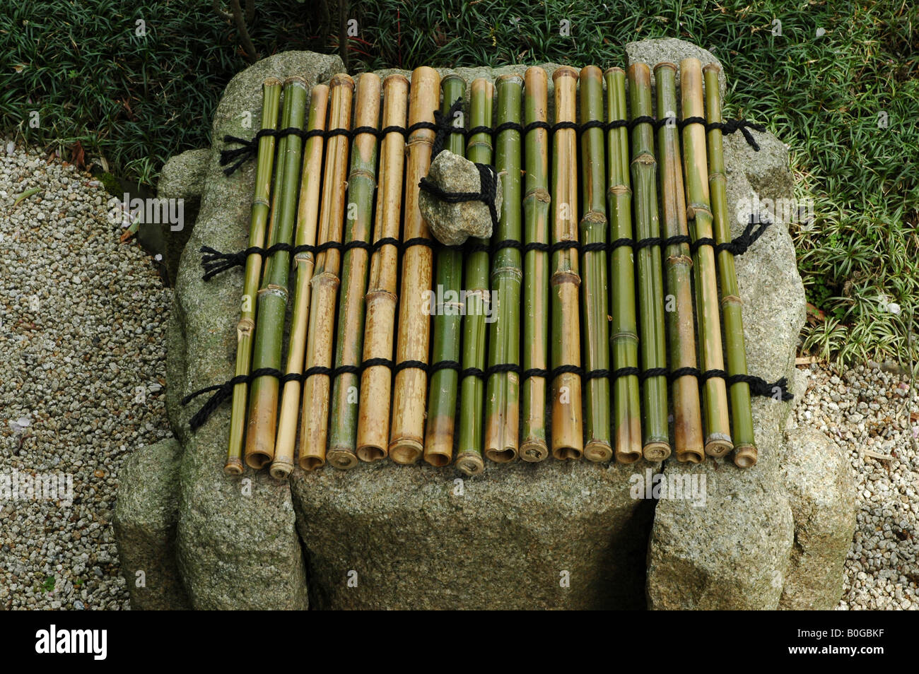 Japanese Garden With Well
