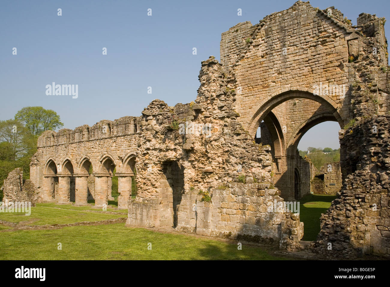 England Shropshire Buildwas Abbey Stock Photo - Alamy