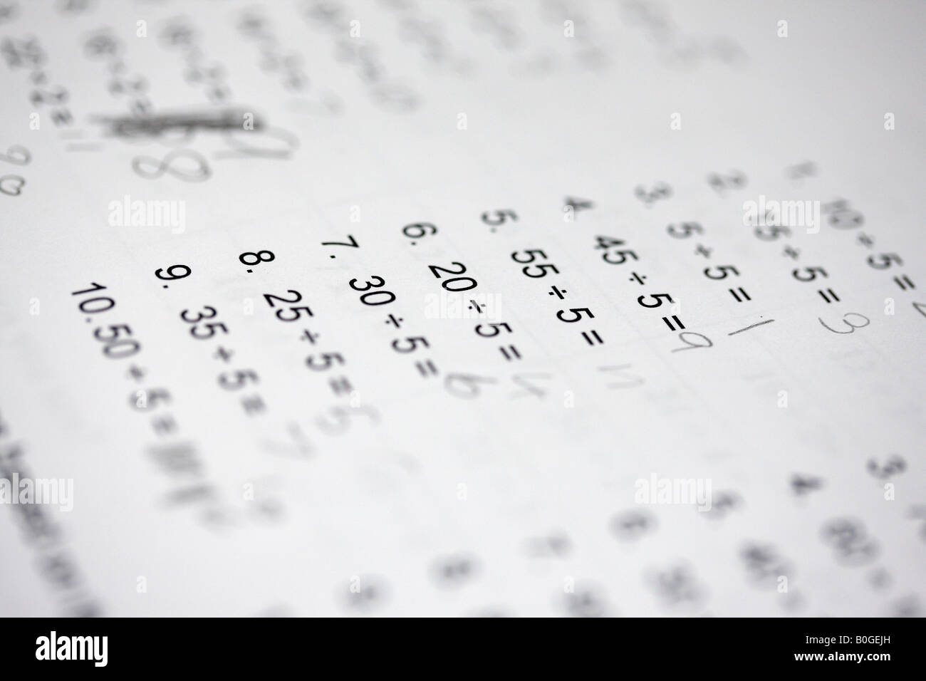 Math tables hi-res stock photography and images - Alamy