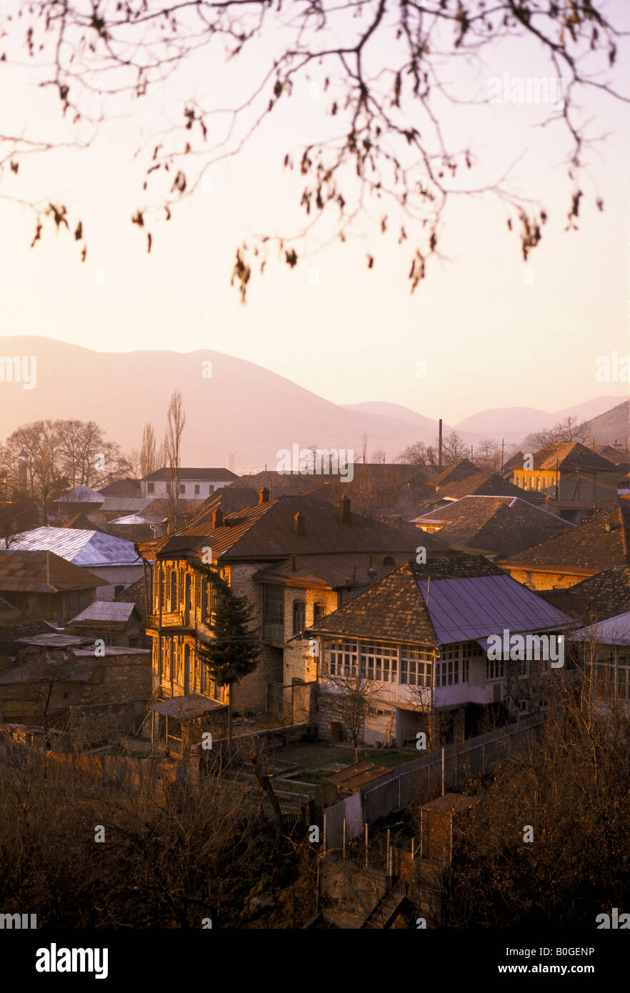 View of Seki, Azerbaijan Stock Photo - Alamy